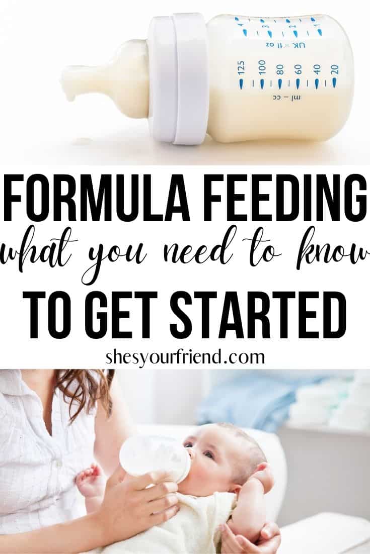Formula Feeding Your Baby (what you need to know) - She's Your Friend