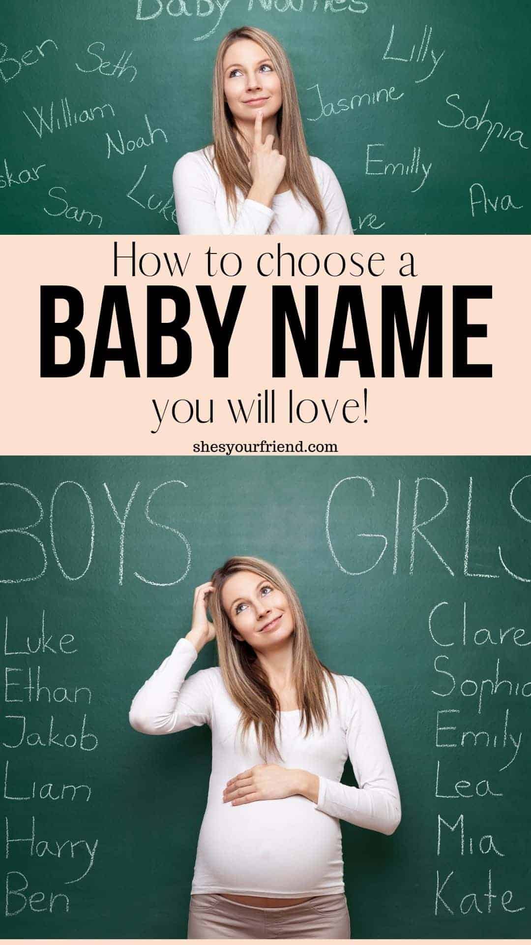 5 Tips for Choosing a name for baby - She's Your Friend