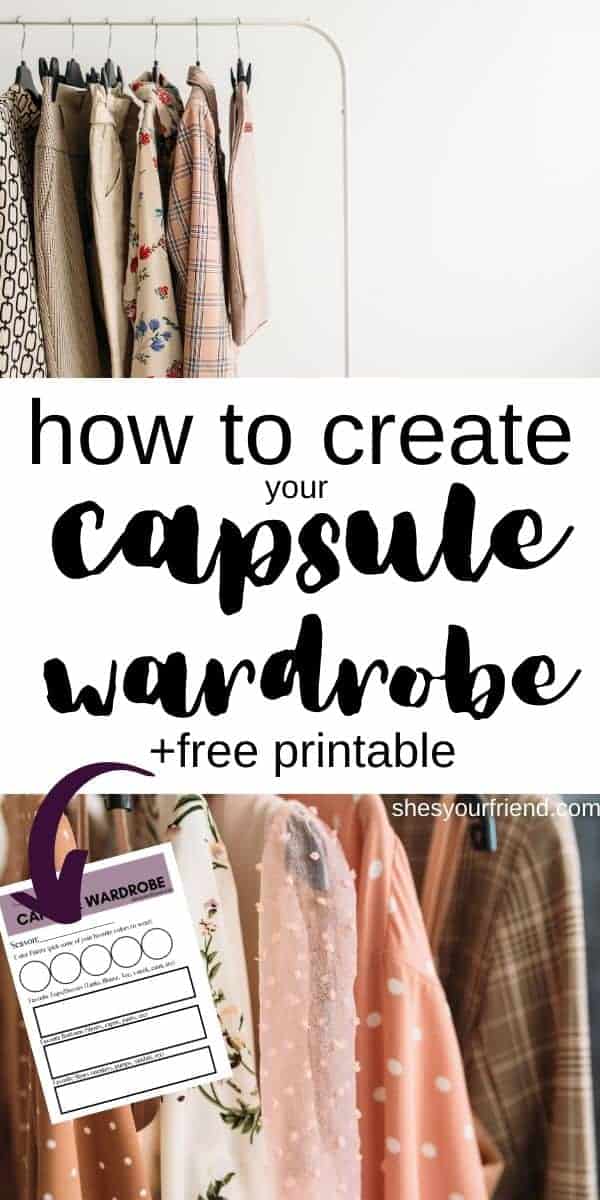 Capsule Wardrobe 101 - She's Your Friend