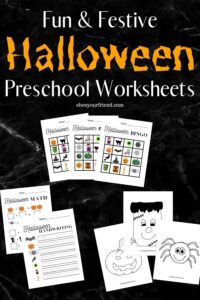 Halloween Preschool Worksheets - She's Your Friend