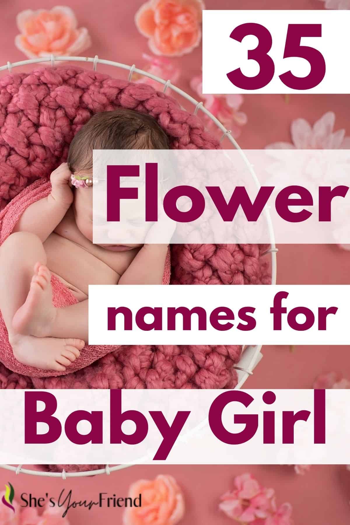 36 Beautiful Flower names for Girls - She's Your Friend