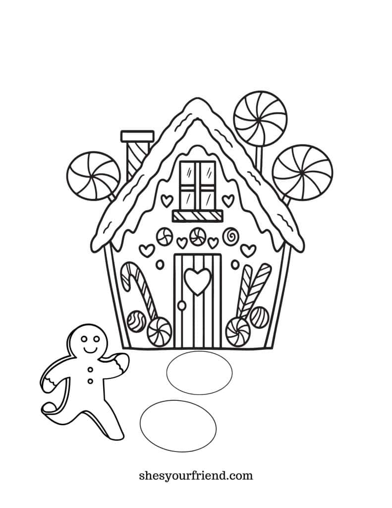 13 Cute Christmas Coloring Pages for Kids - She's Your Friend