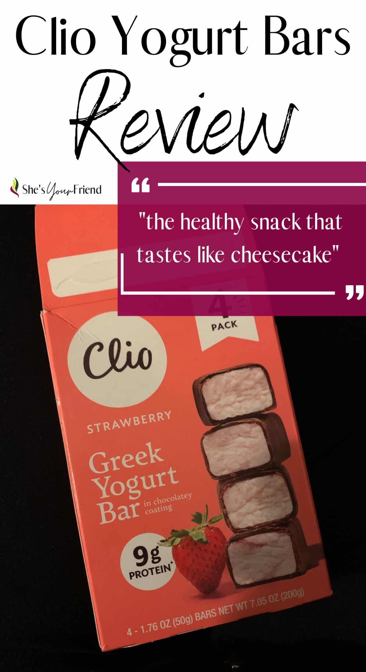 Clio Snacks Review...are these yogurt bars worth the hype? - She's Your ...