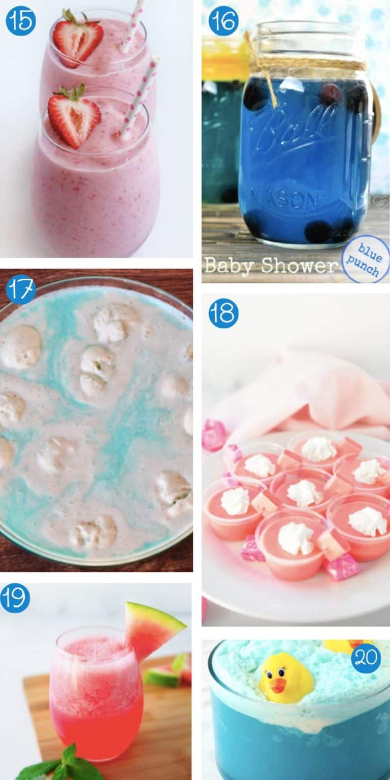 20 Cute Gender reveal party foods and drinks - She's Your Friend