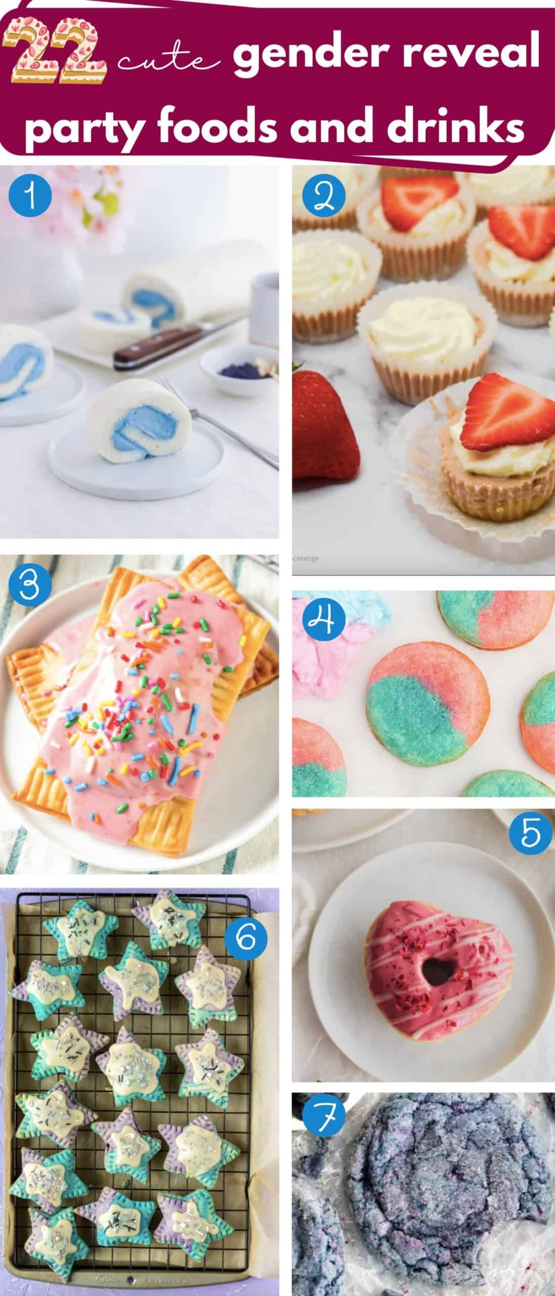 20 Cute Gender reveal party foods and drinks - She's Your Friend